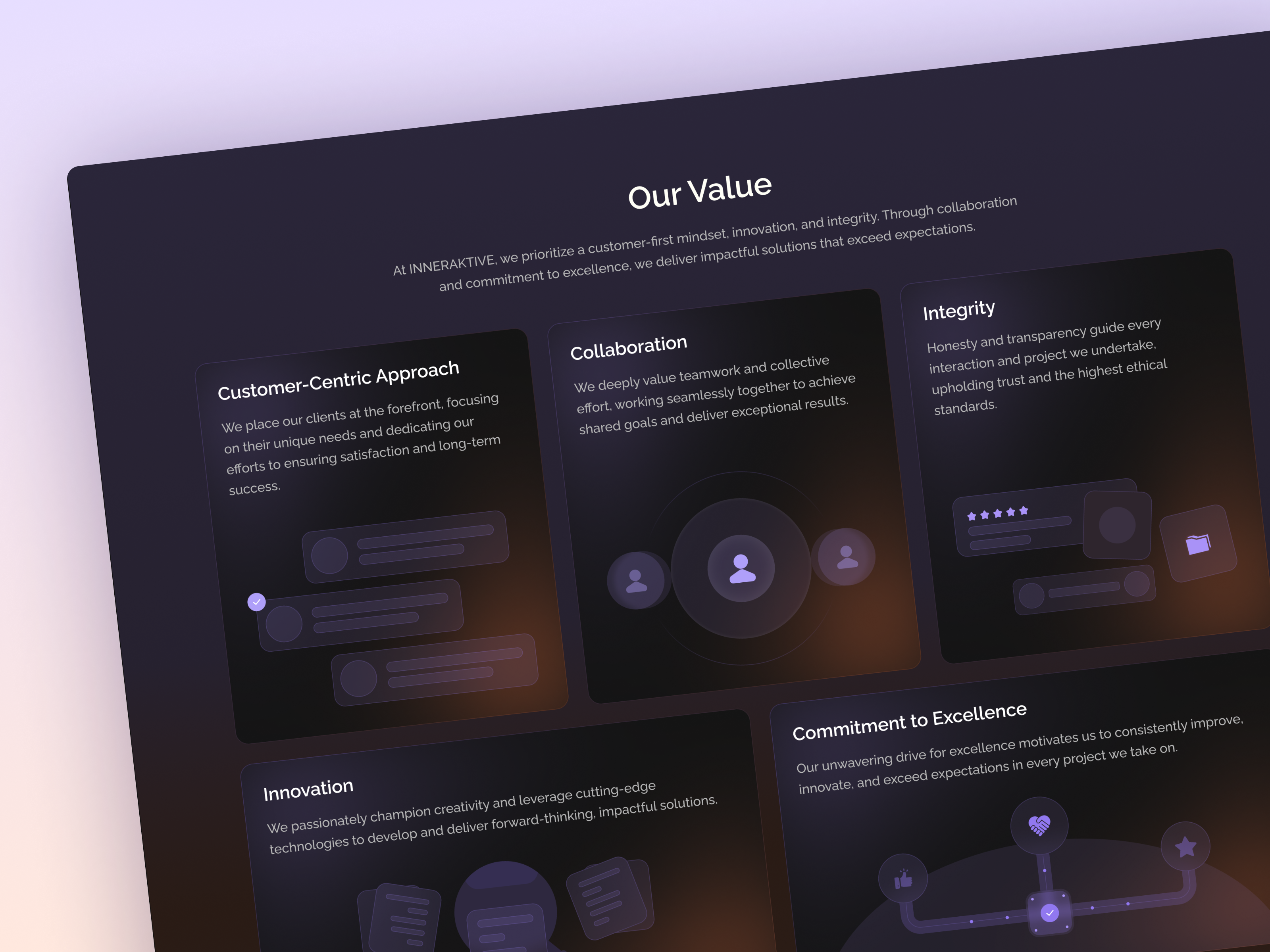 Browse thousands of Our Values Section images for design inspiration ...