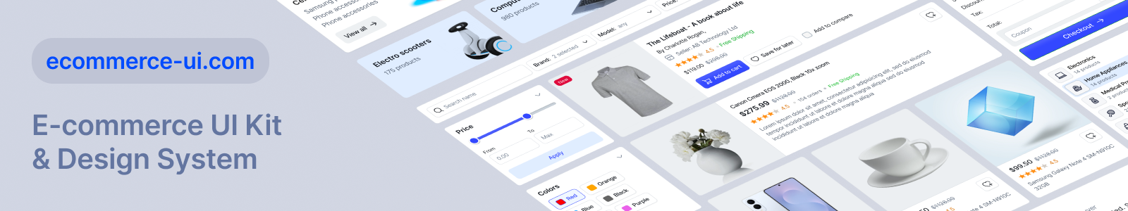 Header variants for ecommerce by Final UI — Design Studio on Dribbble