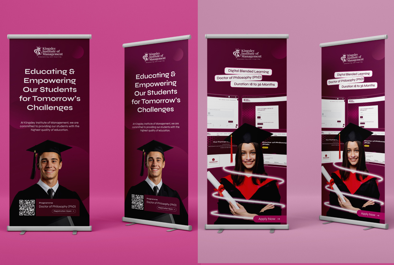 Standing Banner | Rolling Banner for Educational Institutions by ...