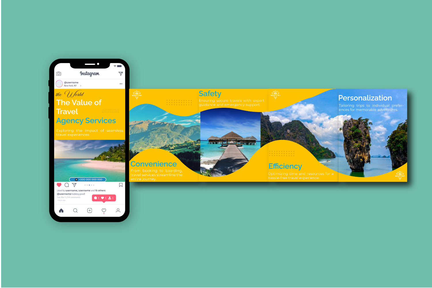 travel carousel by Jishu Chandra Das on Dribbble