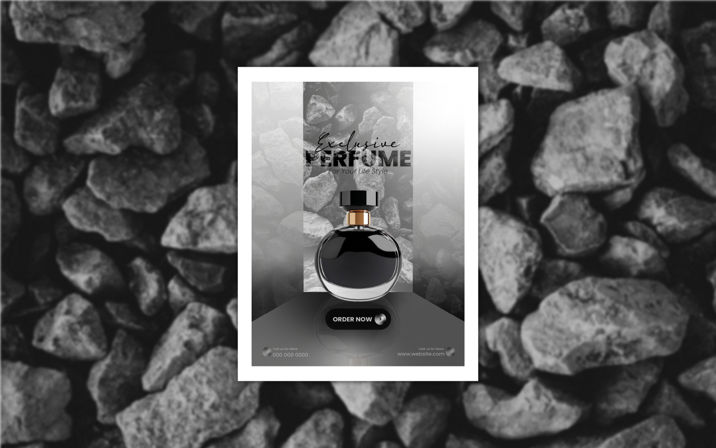 Perfume Poster Design by Sumit Naskar on Dribbble