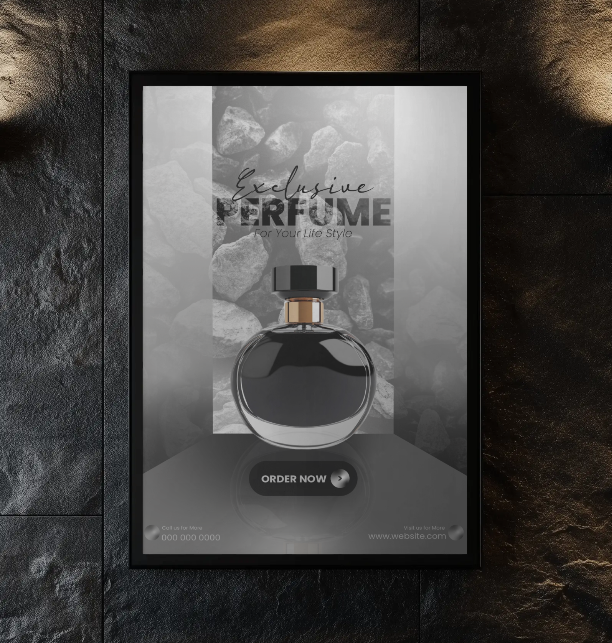 Perfume Poster Design by Sumit Naskar on Dribbble