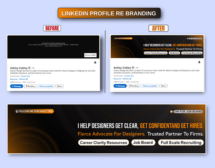 LinkedIn Banner Re-Design by MD. Abdul Ratin Shibbir on Dribbble