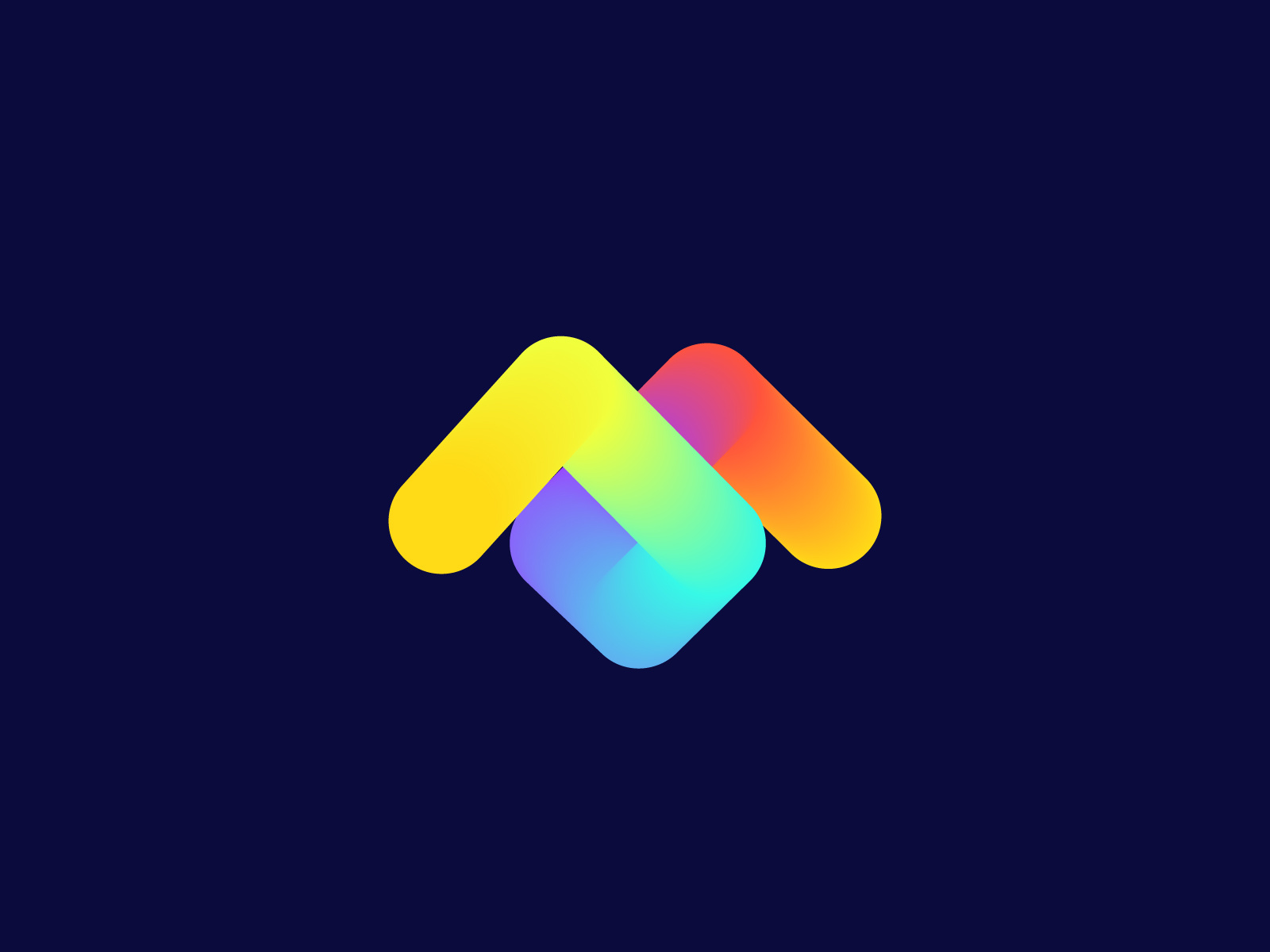 Colorful M Logo Design / Available for Purchase by Dynamite on Dribbble