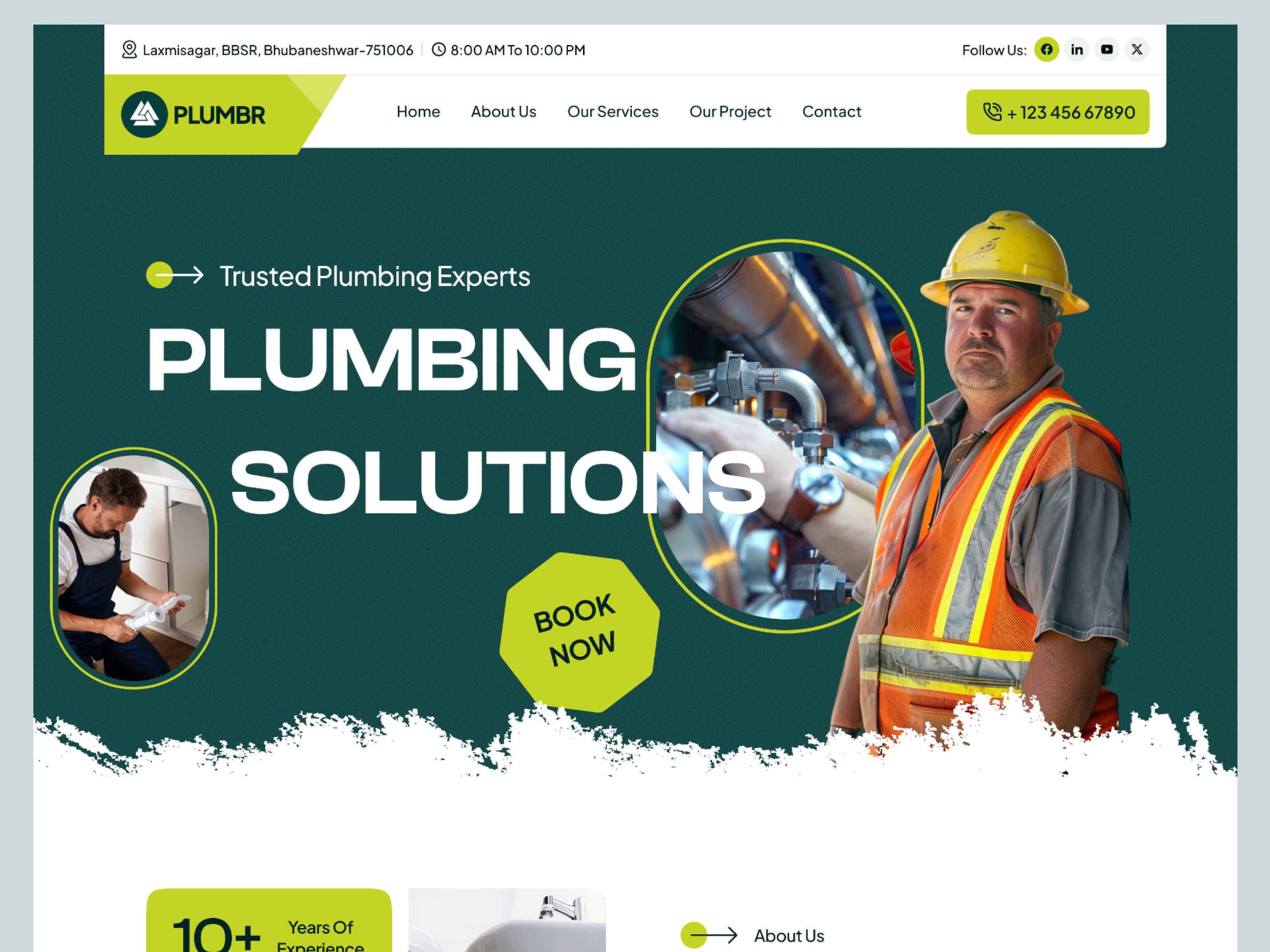 Plumbing & Heating Website Design by FleexStudio | Web Design Agency on ...