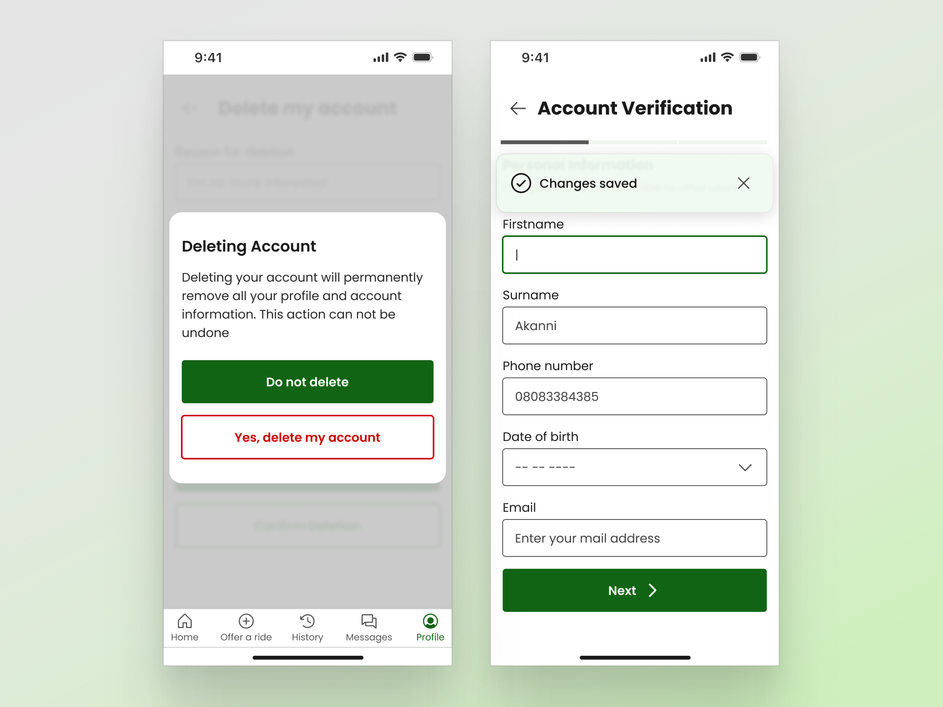 Modal and Non-Modal Dialogs by Jubril Akanni on Dribbble