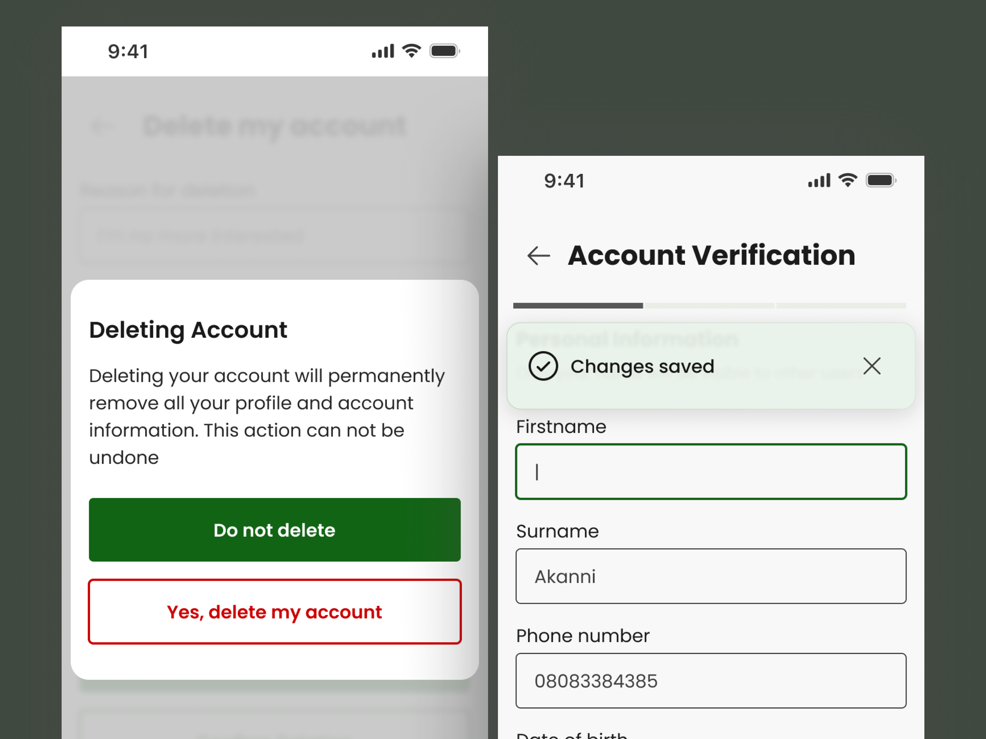 Modal and Non-Modal Dialogs by Jubril Akanni on Dribbble