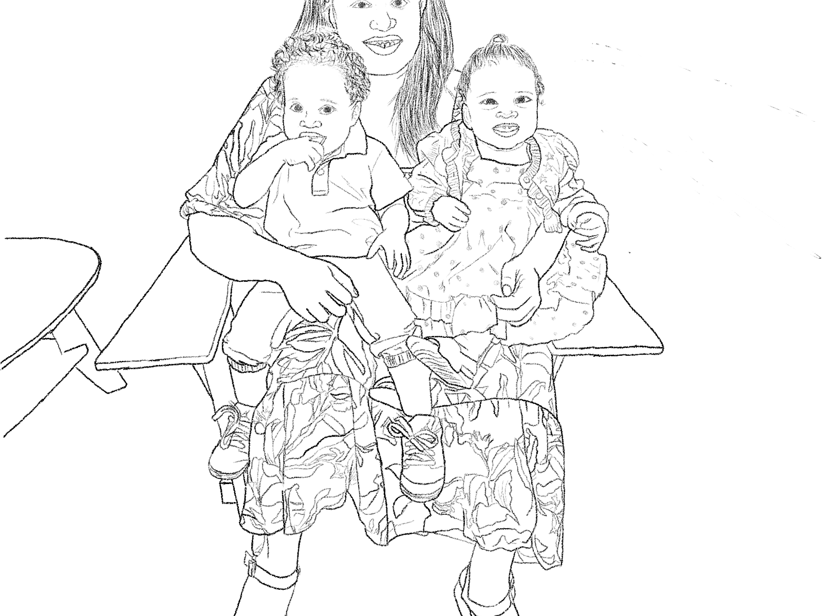 Family Portrait Illustration - sample by Ron Dave Buenviaje on Dribbble