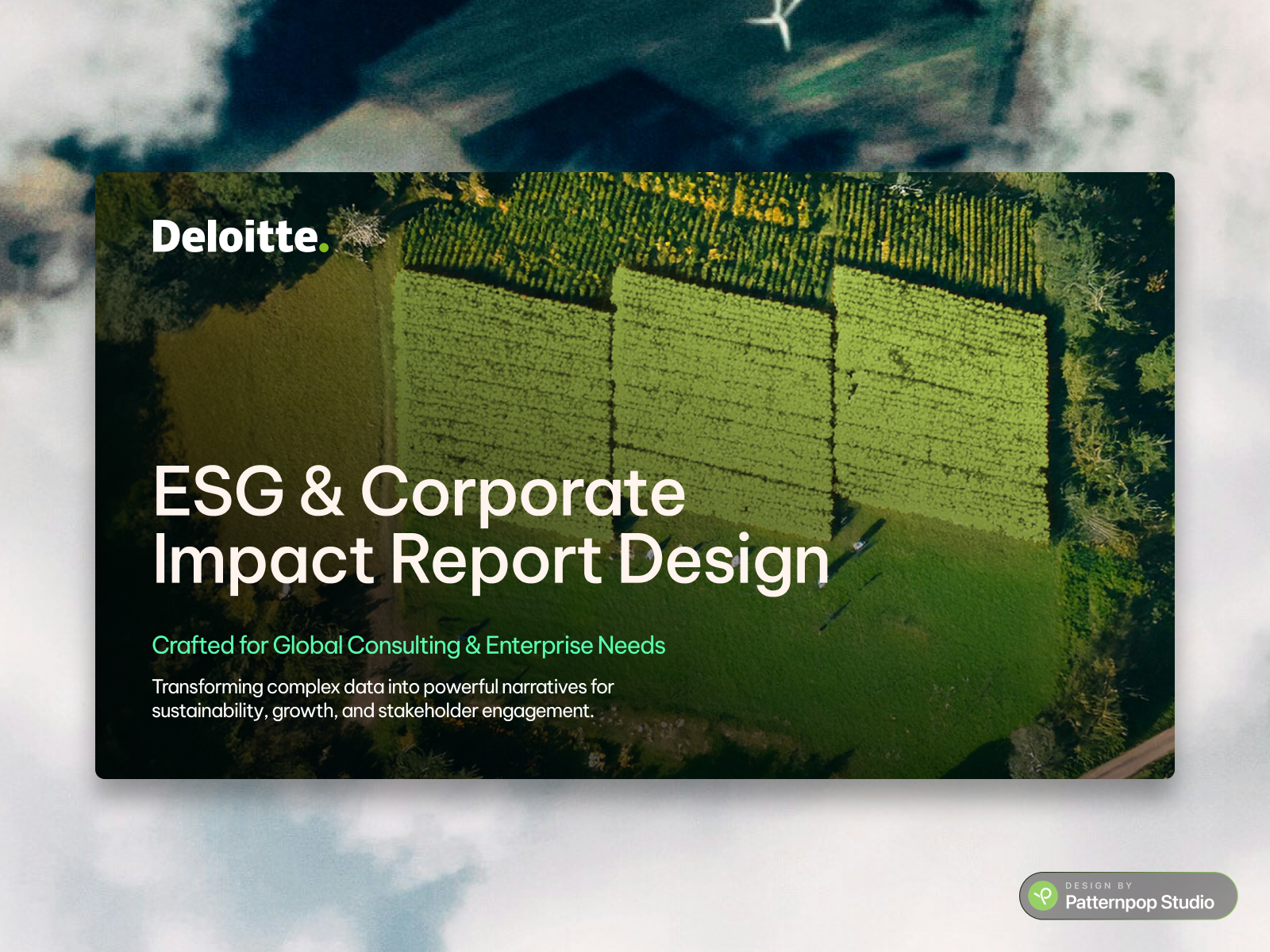 Corporate ESG Report Design for Consulting Firms by PatternPop Studio ...