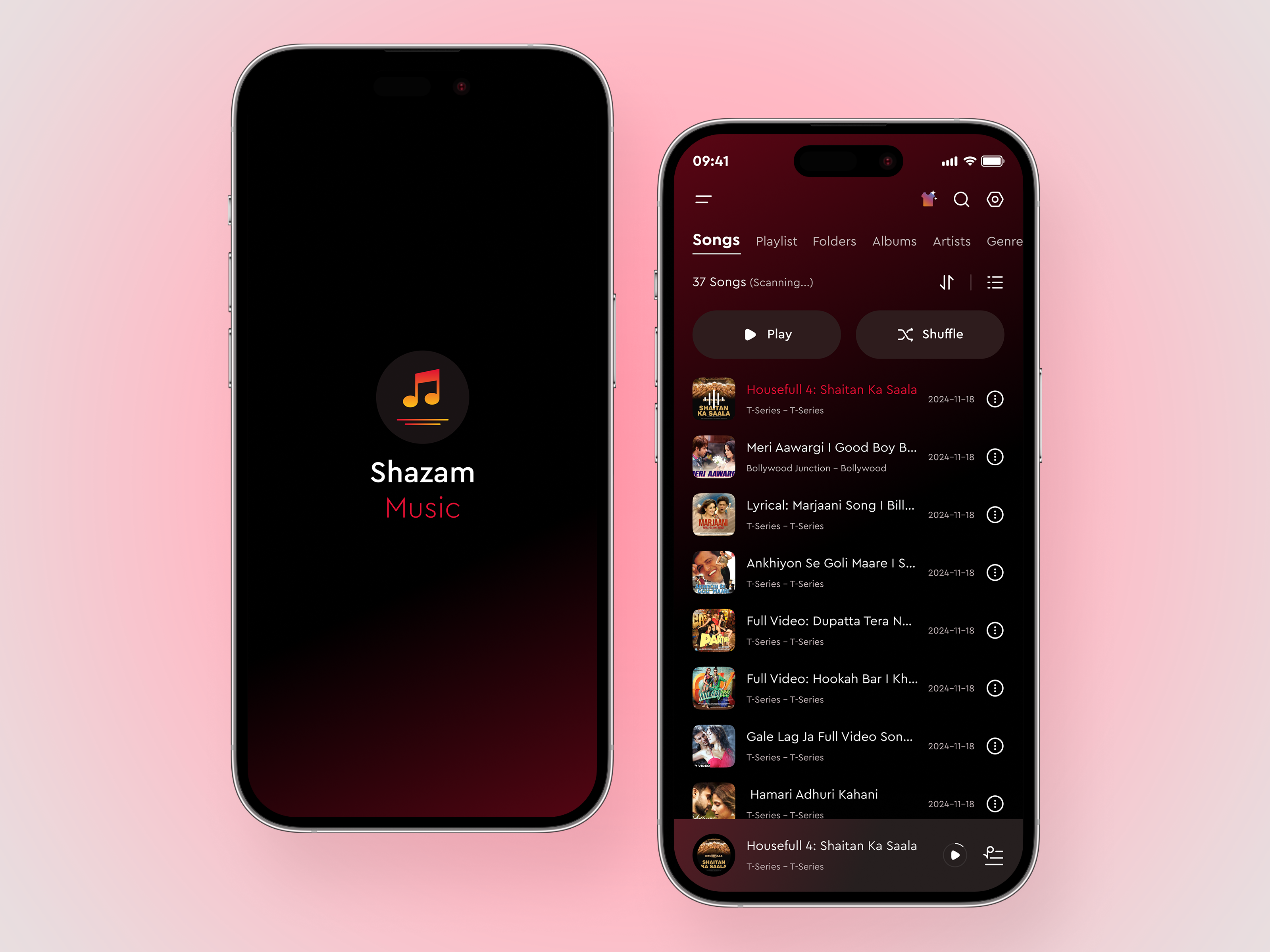 Music App - Identifying Songs by Koushik Sarkar on Dribbble