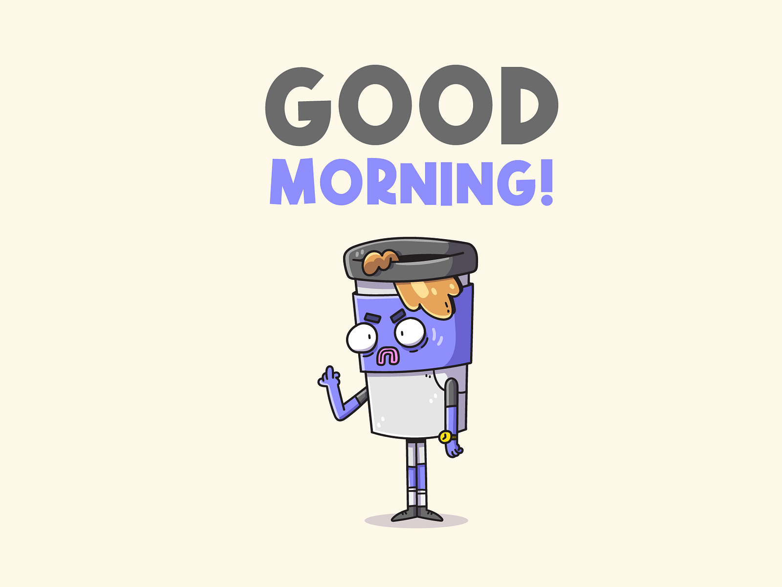 Good Morning! 2D Character Design by Jovan Padobran on Dribbble