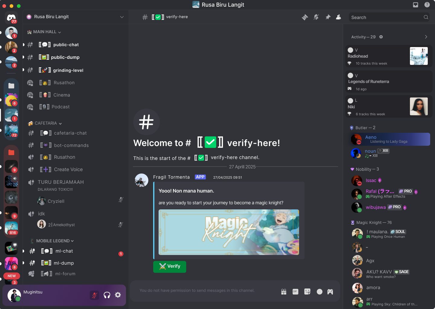 Redesign Discord for Learning by Robby Hutama on Dribbble
