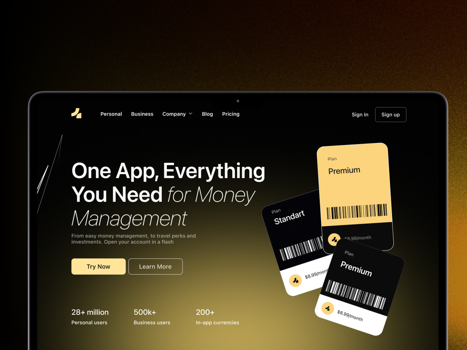 Trend payment web ui design by Roohi Koohi on Dribbble