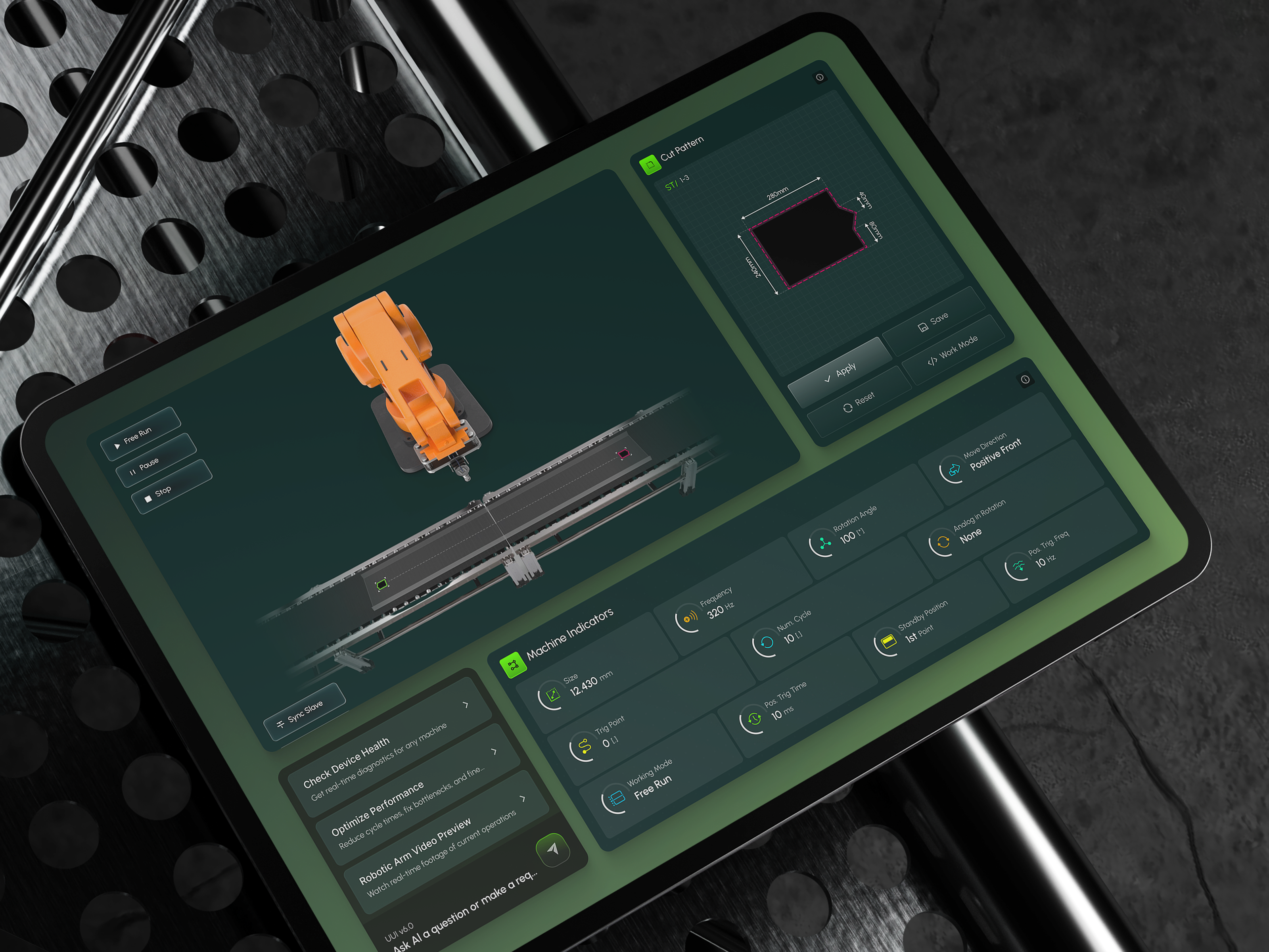 Smart Factory Dashboard – Robotics, Analytics & Monitoring by George ...