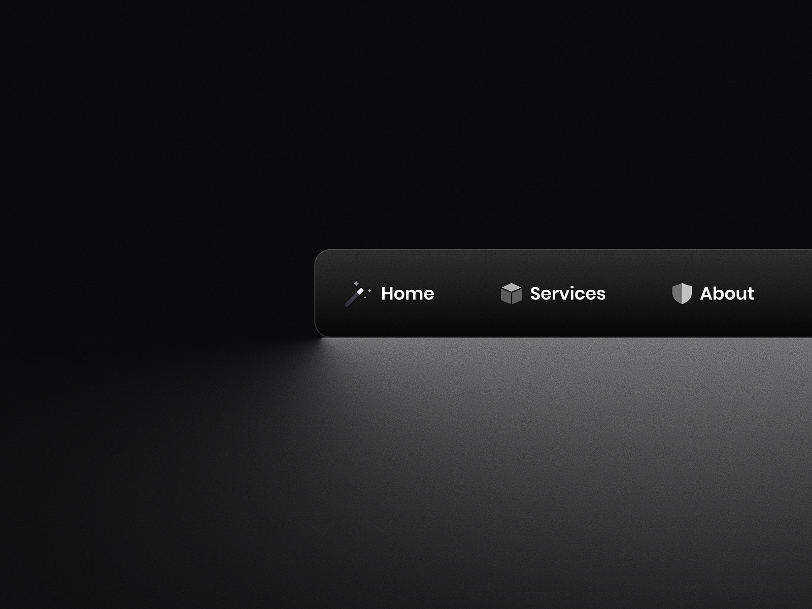 Navbar Minimal Design by DevDock on Dribbble