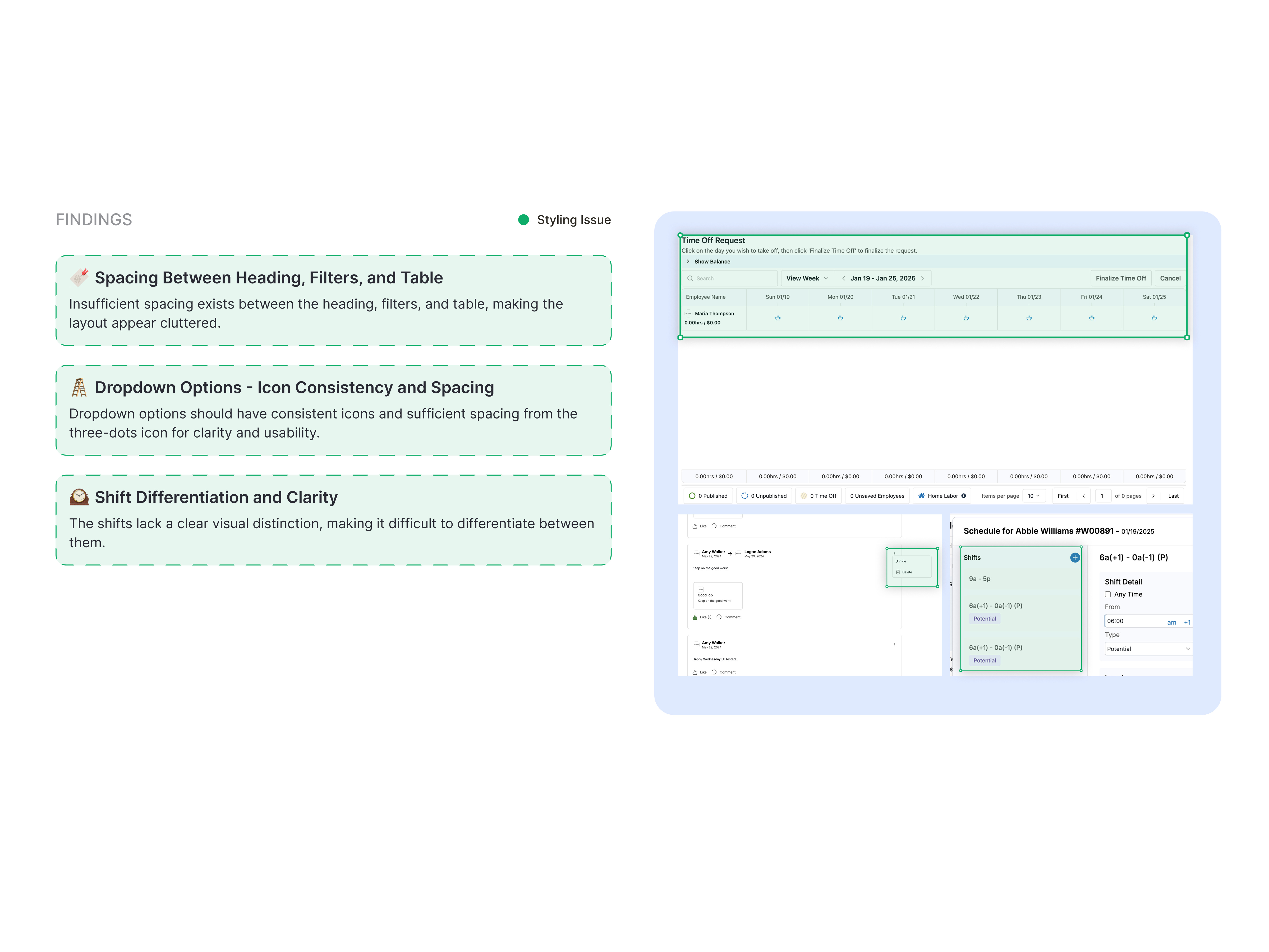 Modernized Timecard UI for Efficient Workforce Management by reloadux ...