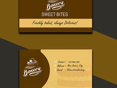 Bakery Card designs, themes, templates and downloadable graphic ...