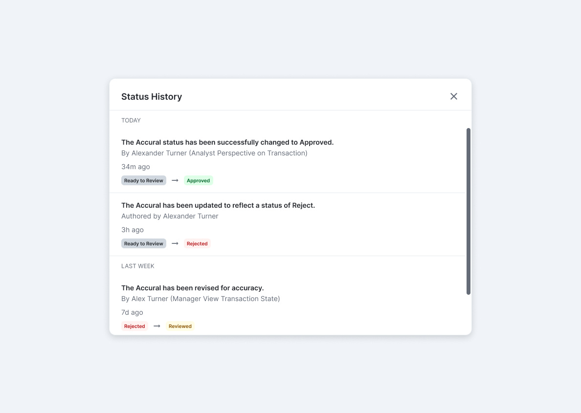 Status History UI – Track Every Change with Clarity by Amit Bharti on ...