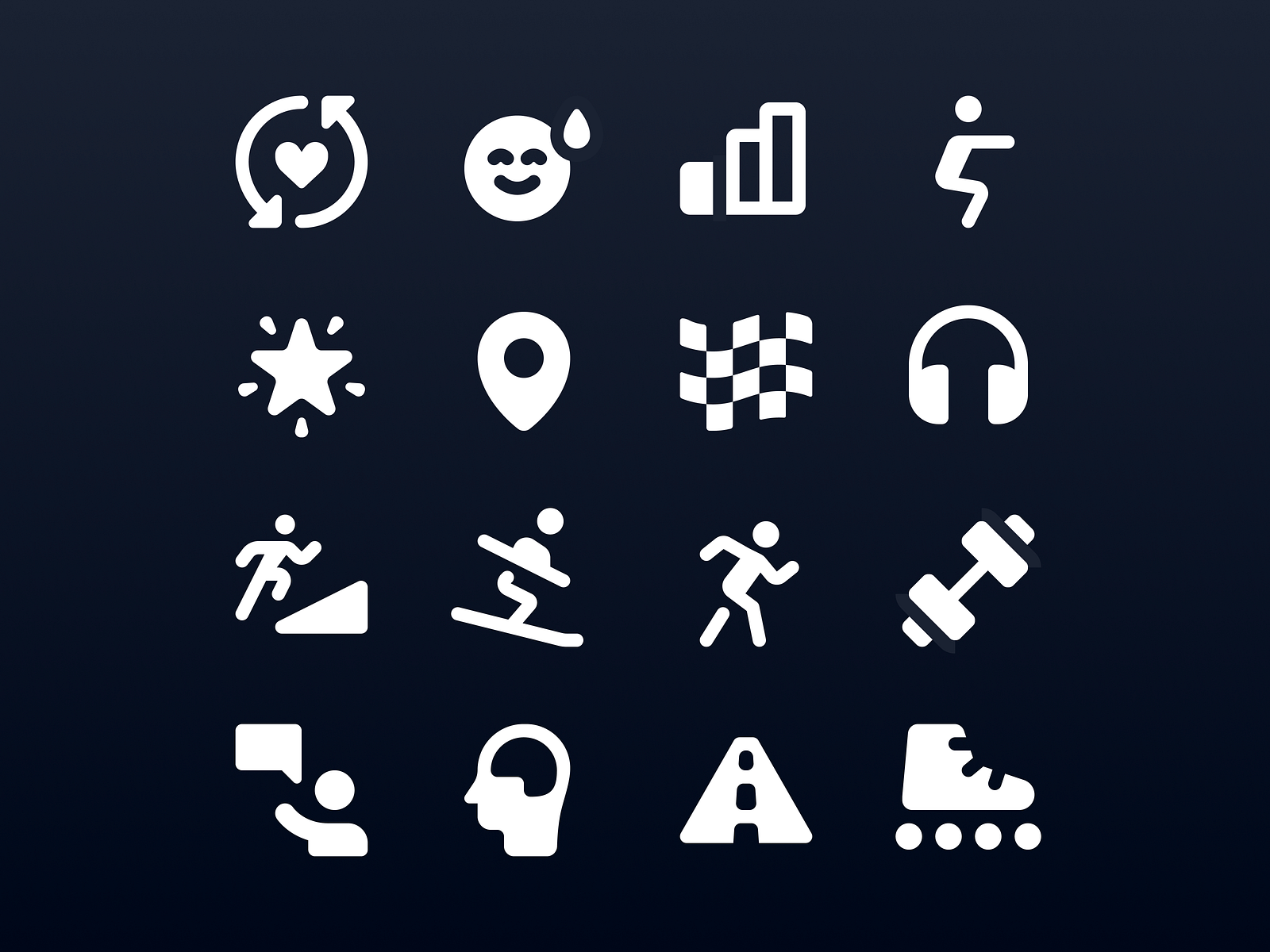 iFit Activity Filter Icons by Noah Jacobus on Dribbble