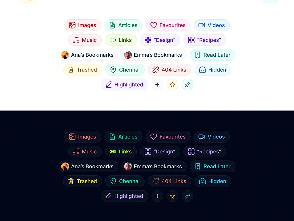 Tag UI Component System by Kubinski on Dribbble
