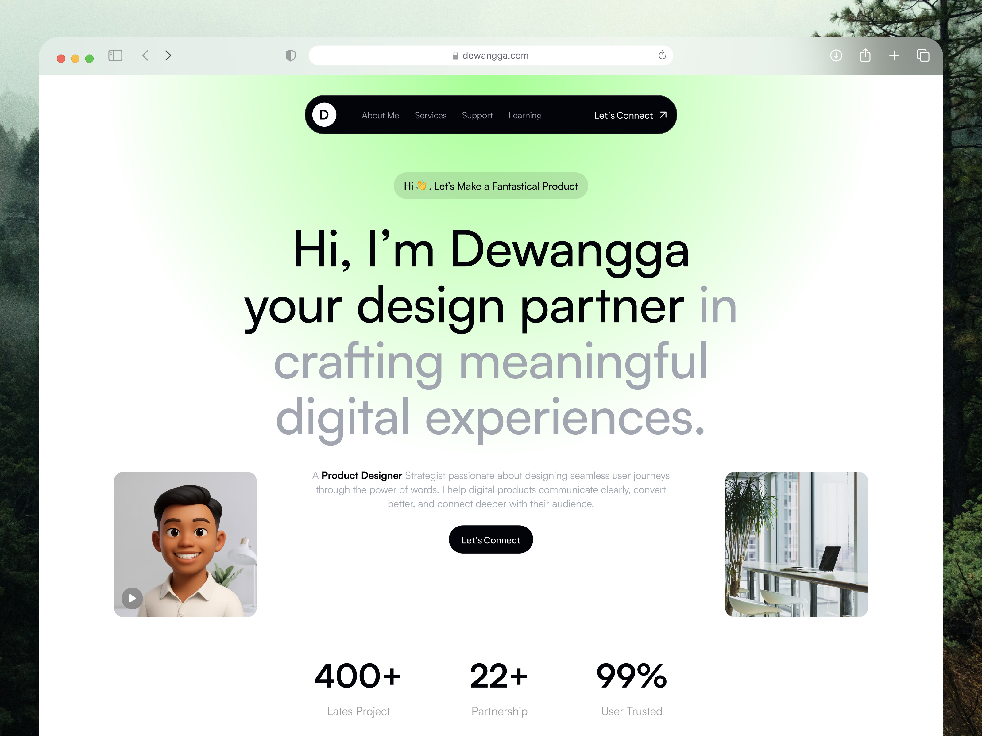 Portfolio - Website Individual by Mangcoding Studio on Dribbble