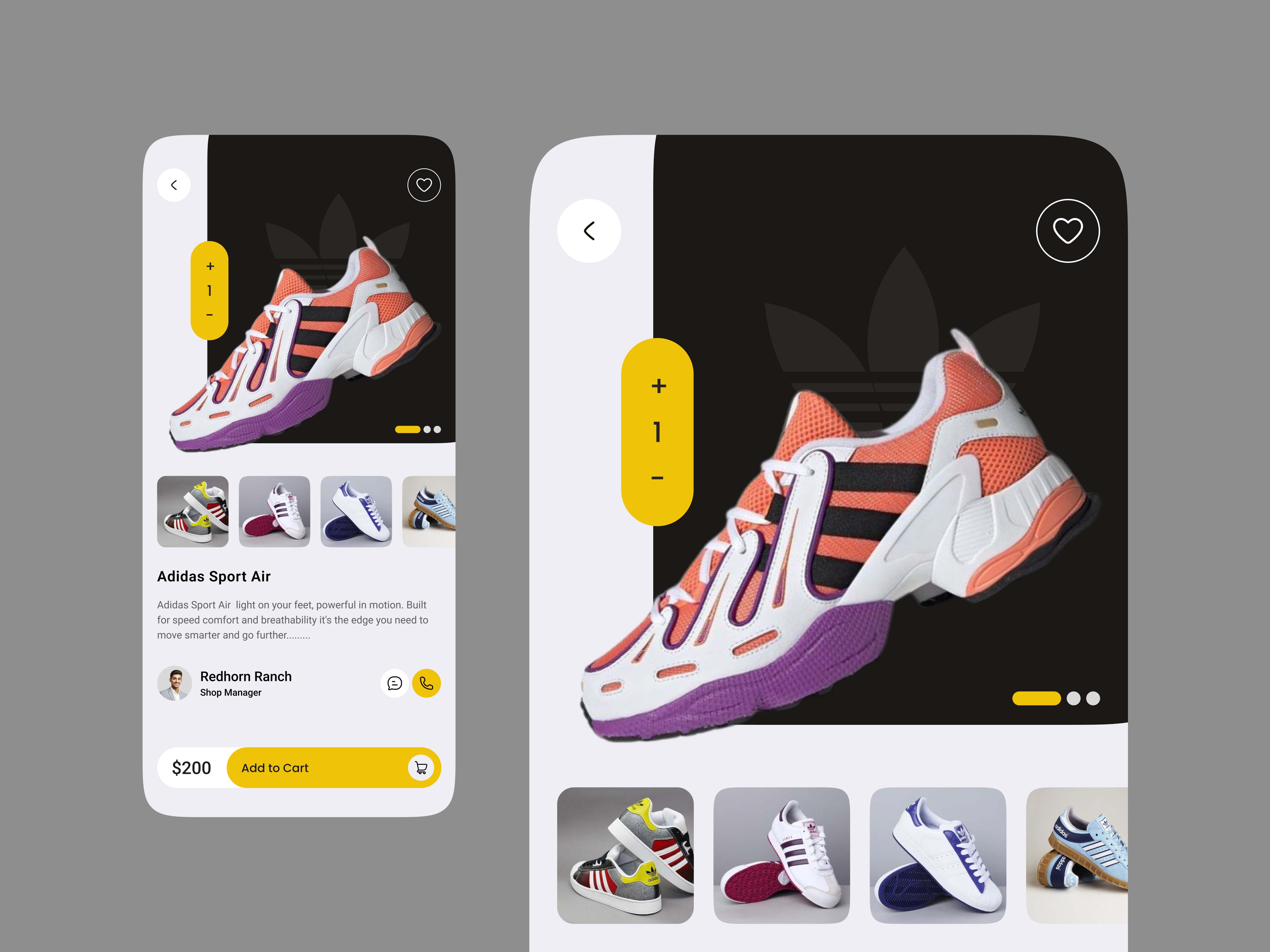 E-commerce Shoe Mobile App by Harunur Rashid on Dribbble