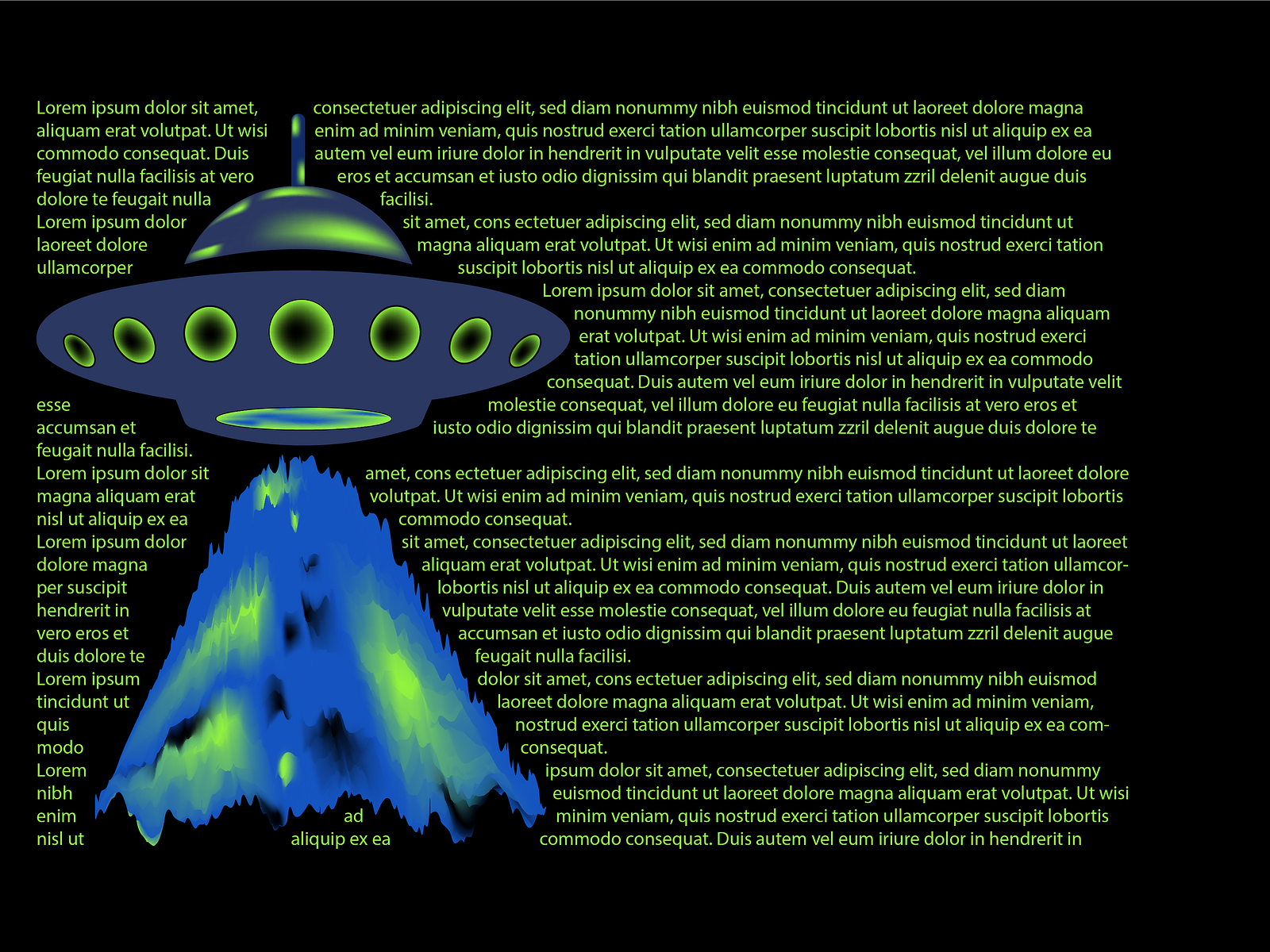 UFO text warp by Fardin Azad Apon on Dribbble