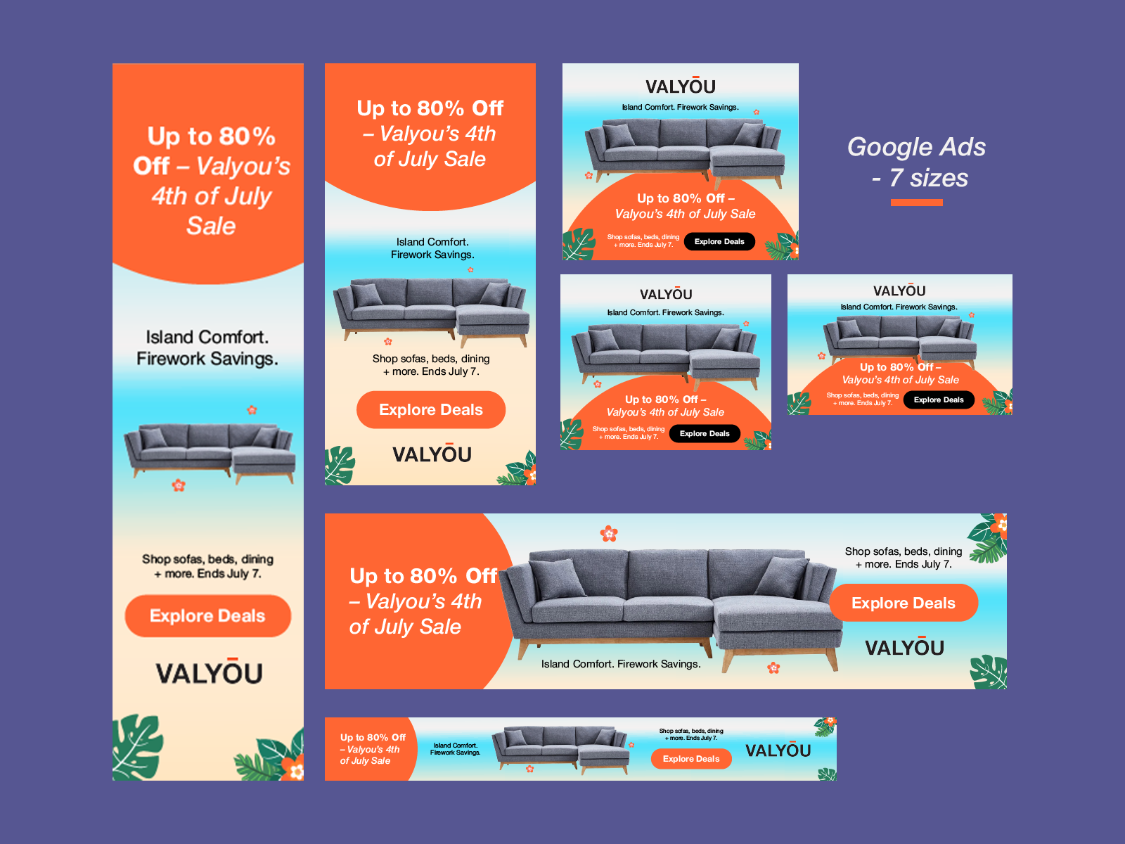 Google Ads Banner Design for Websites | Google Ads | Web Banner by Mark ...