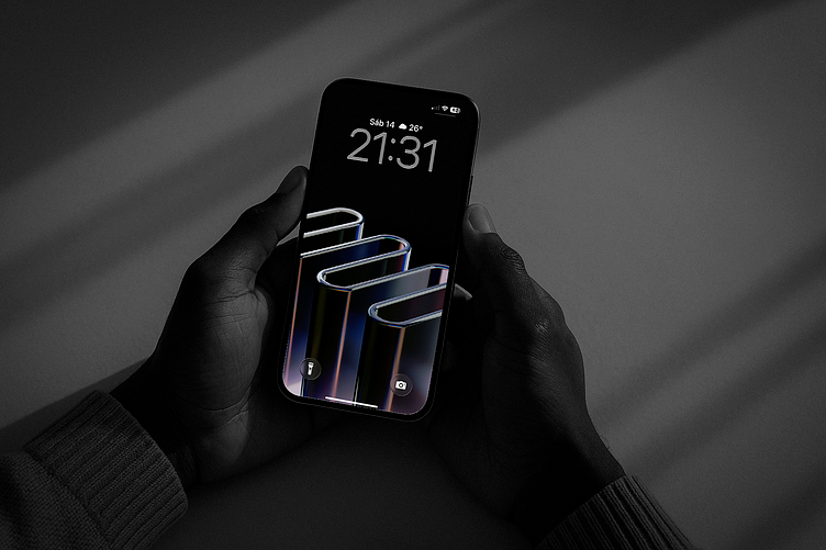 Dark Glass iOS26 Wallpapers by Pablo Coronel on Dribbble