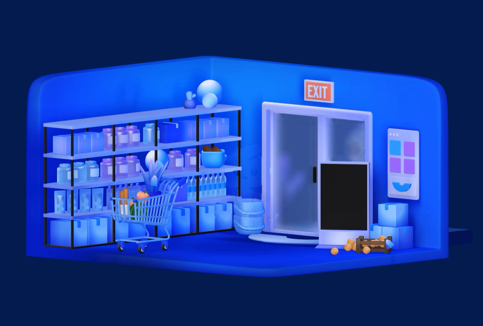 3D Background Character Design by Lupa studio on Dribbble