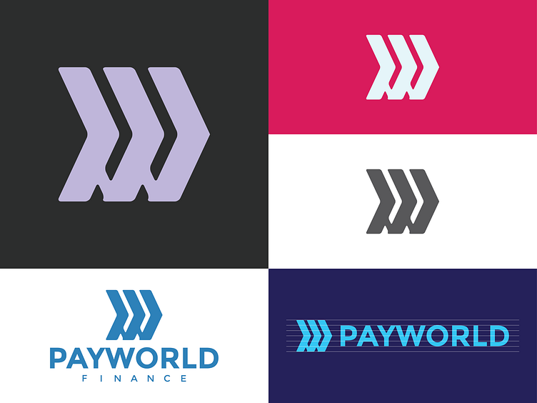 W letter minimal logo by Jayanta Kumar Roy on Dribbble