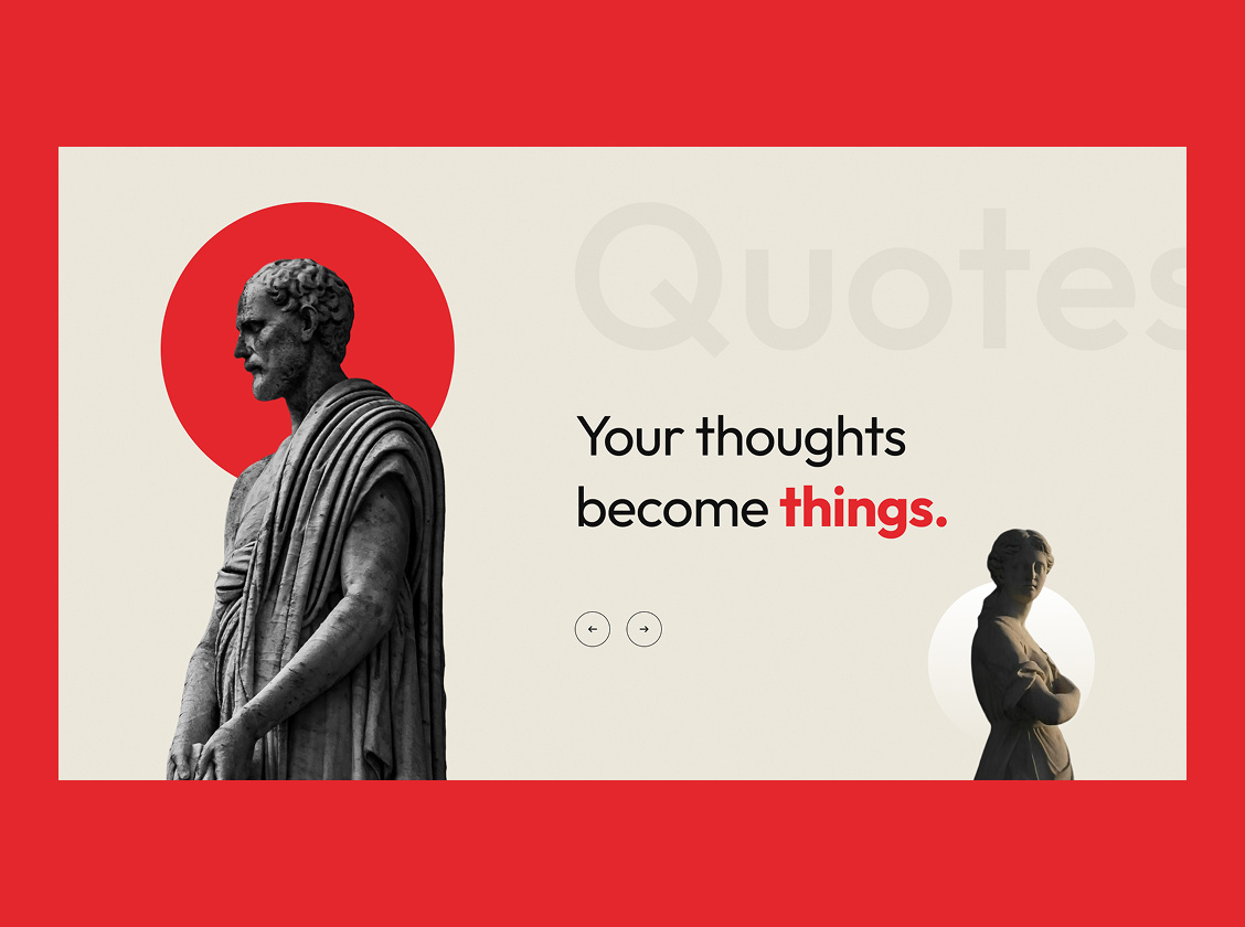 Browse thousands of Quote UI images for design inspiration | Dribbble