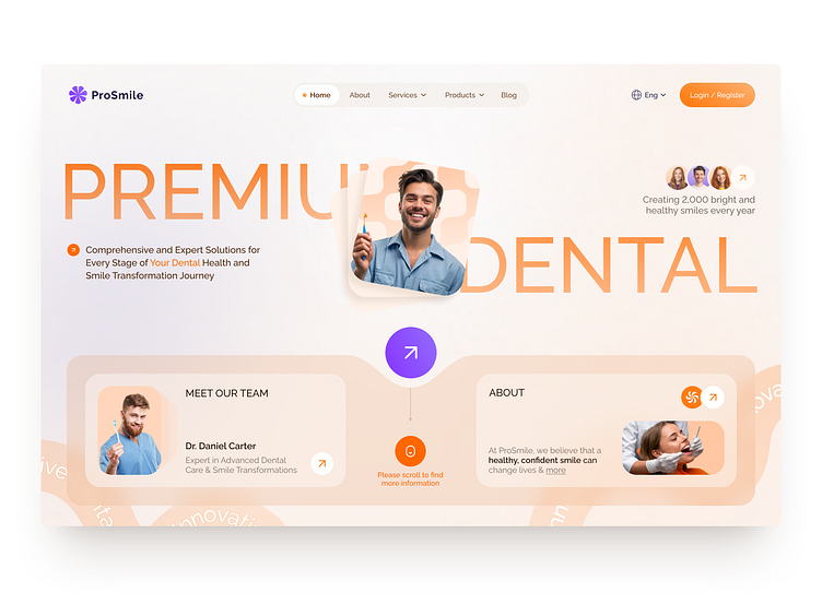 UI, UX, Landing page, Web design for Healthcare by Arounda UI/UX for ...