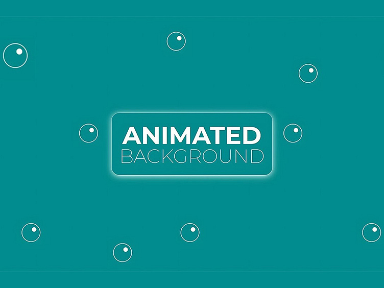 Bubbles Background Animation by divinectorweb on Dribbble