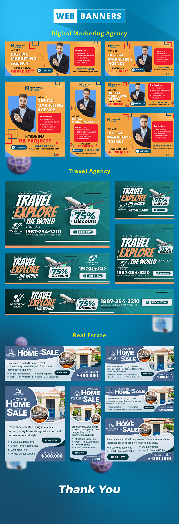 Web Banners by Vinay Shetty on Dribbble