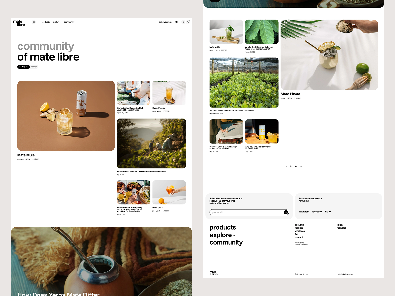 UI Design for Tea Community by Alexa Foster on Dribbble
