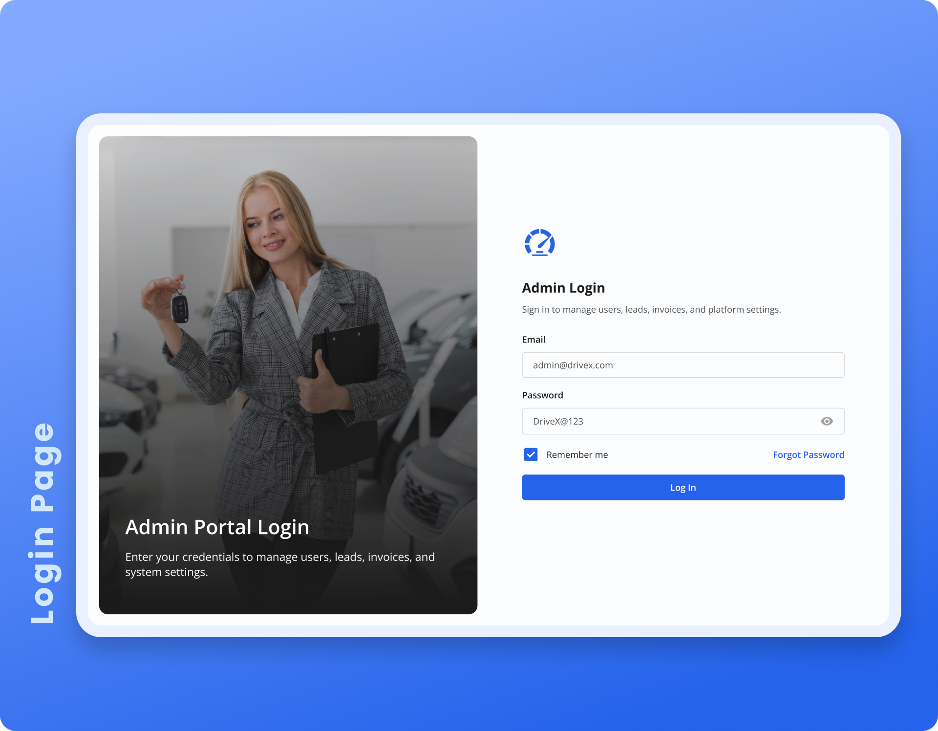 Content Management System (CMS) for DriveX Firm by Liza Estu Mulyani on ...