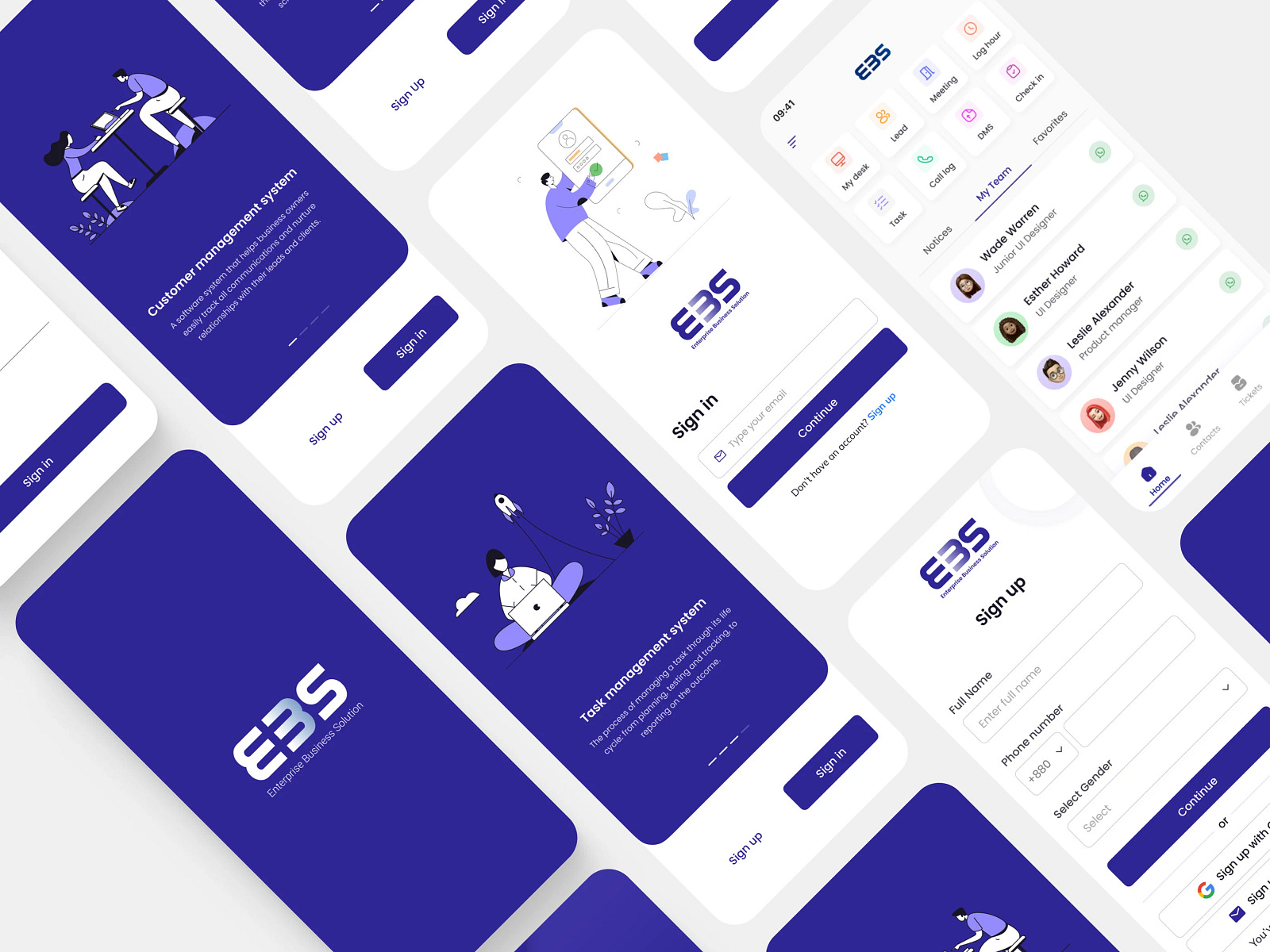Management App UI design by Florian Cario on Dribbble