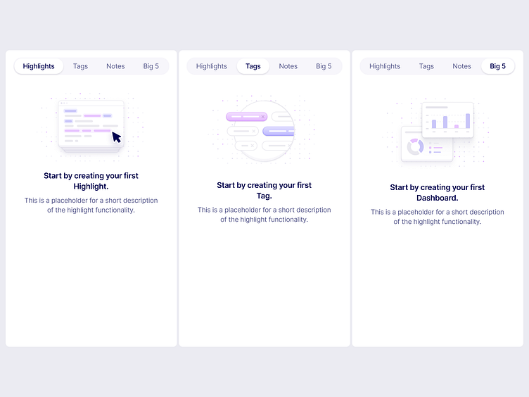 More empty state icons I designed for a project? by Virgil Pana on Dribbble