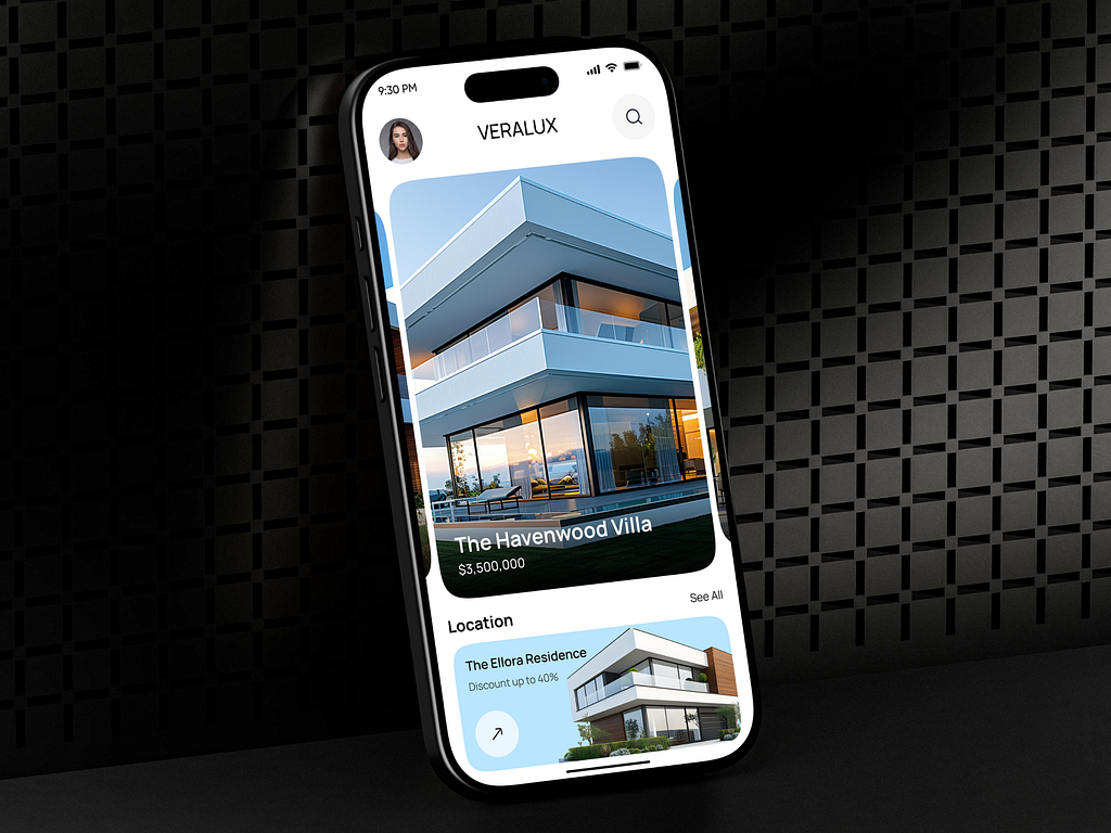 Luxury Home Finder App UI by Sk Nahid Hasan on Dribbble