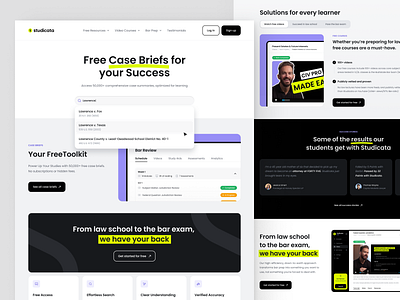 Studicata - Website by Michal Muller for Balkan Brothers on Dribbble