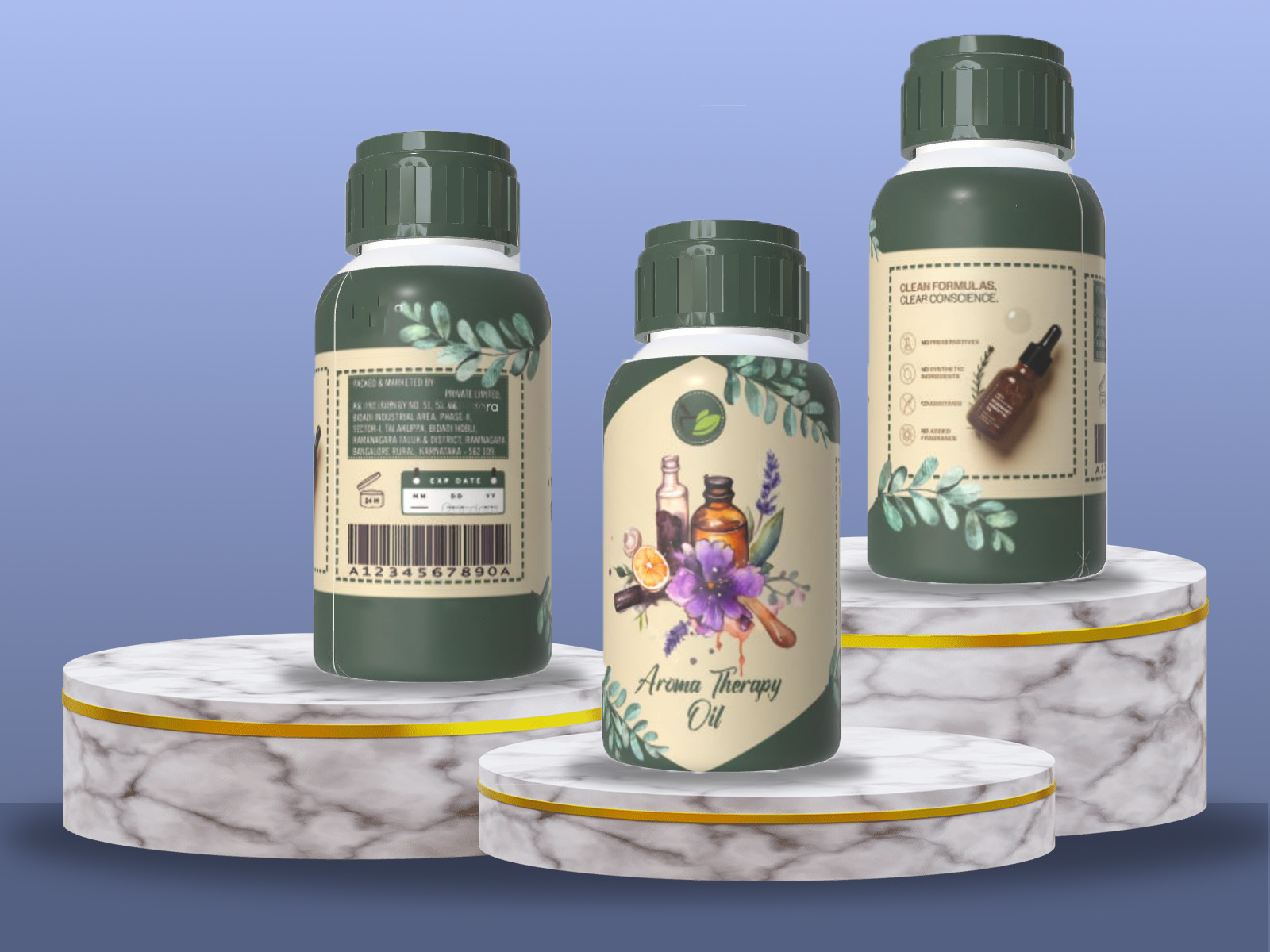 THERAPY OIL PACKAGING (COREL) by Dilpreet on Dribbble