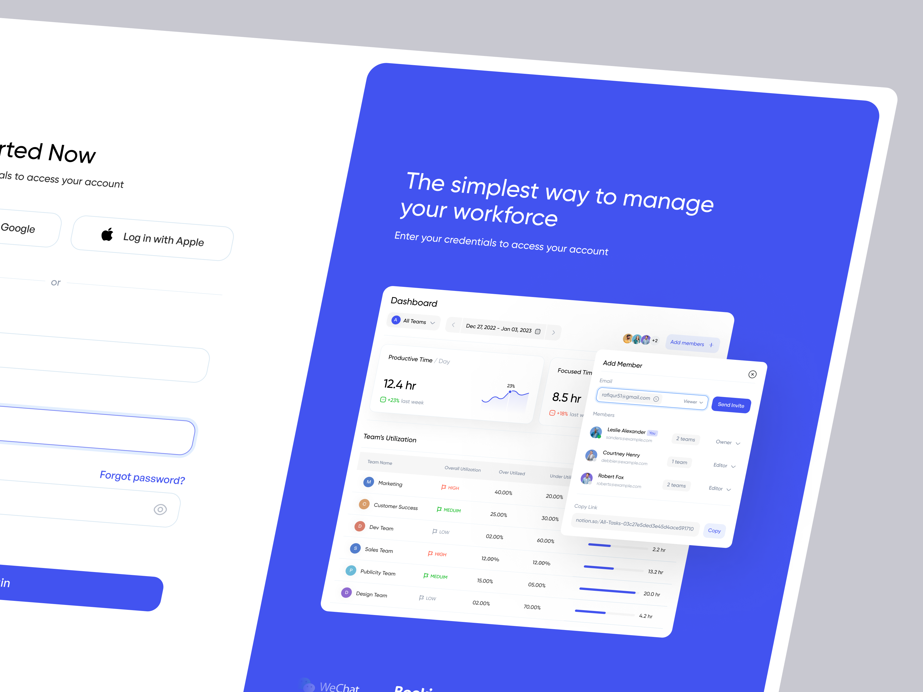 TimeTracker - Sign Up/Sign In Page by Rafiqur Rahman for Filllo Design ...