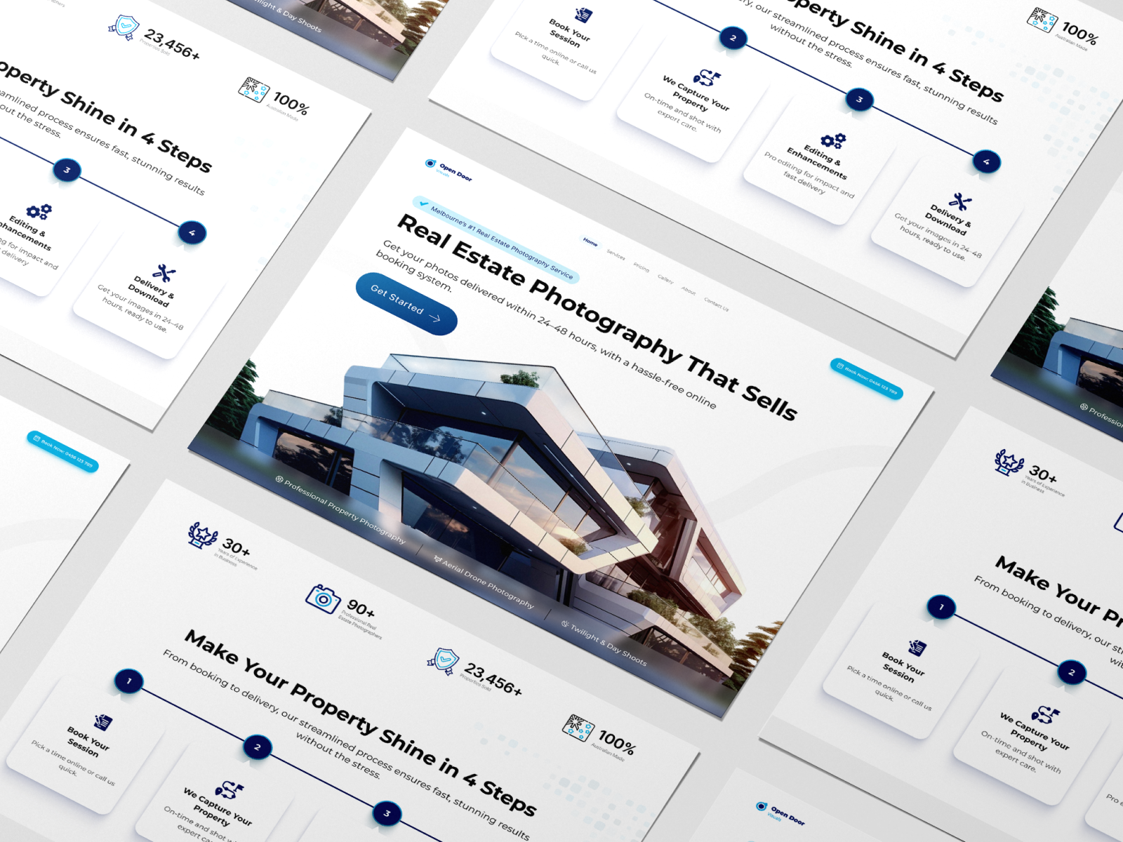 Open Door - Real Estate Photography Landing page by Yan Bolanos on Dribbble