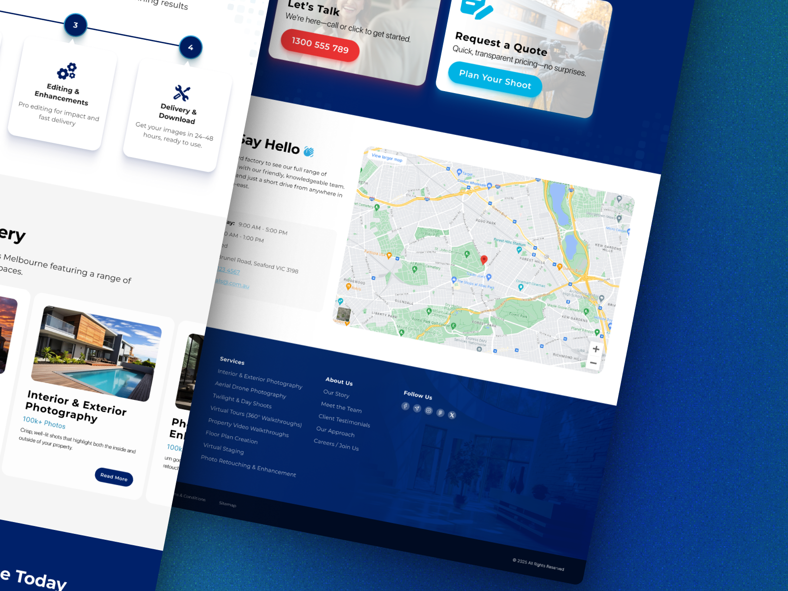 Open Door - Real Estate Photography Landing page by Yan Bolanos on Dribbble