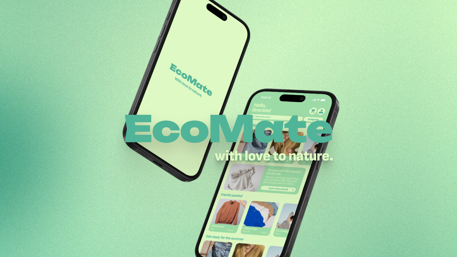 EcoMate - A Secondhand Fashion App by Kaloyan Krastev on Dribbble