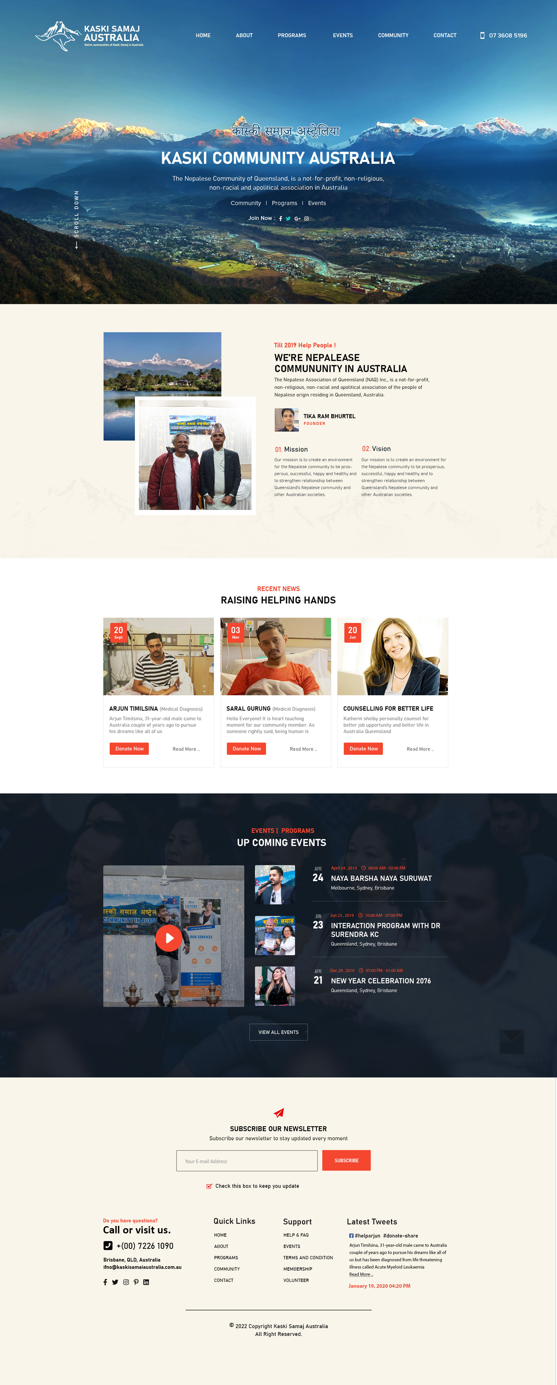 KASKI SAMAJ IN ASTRALIA by Sujan Prajapati on Dribbble