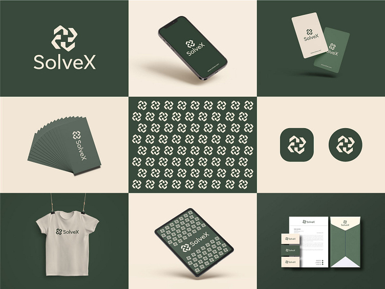 Solvex Logo and Branding Design with guidelines by Motaleb Hossain on ...