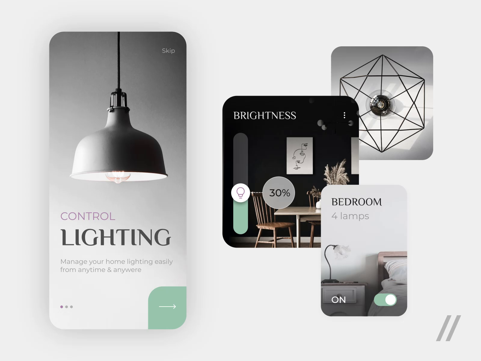 Smart Home Lighting App by Purrweb UI/UX Agency on Dribbble