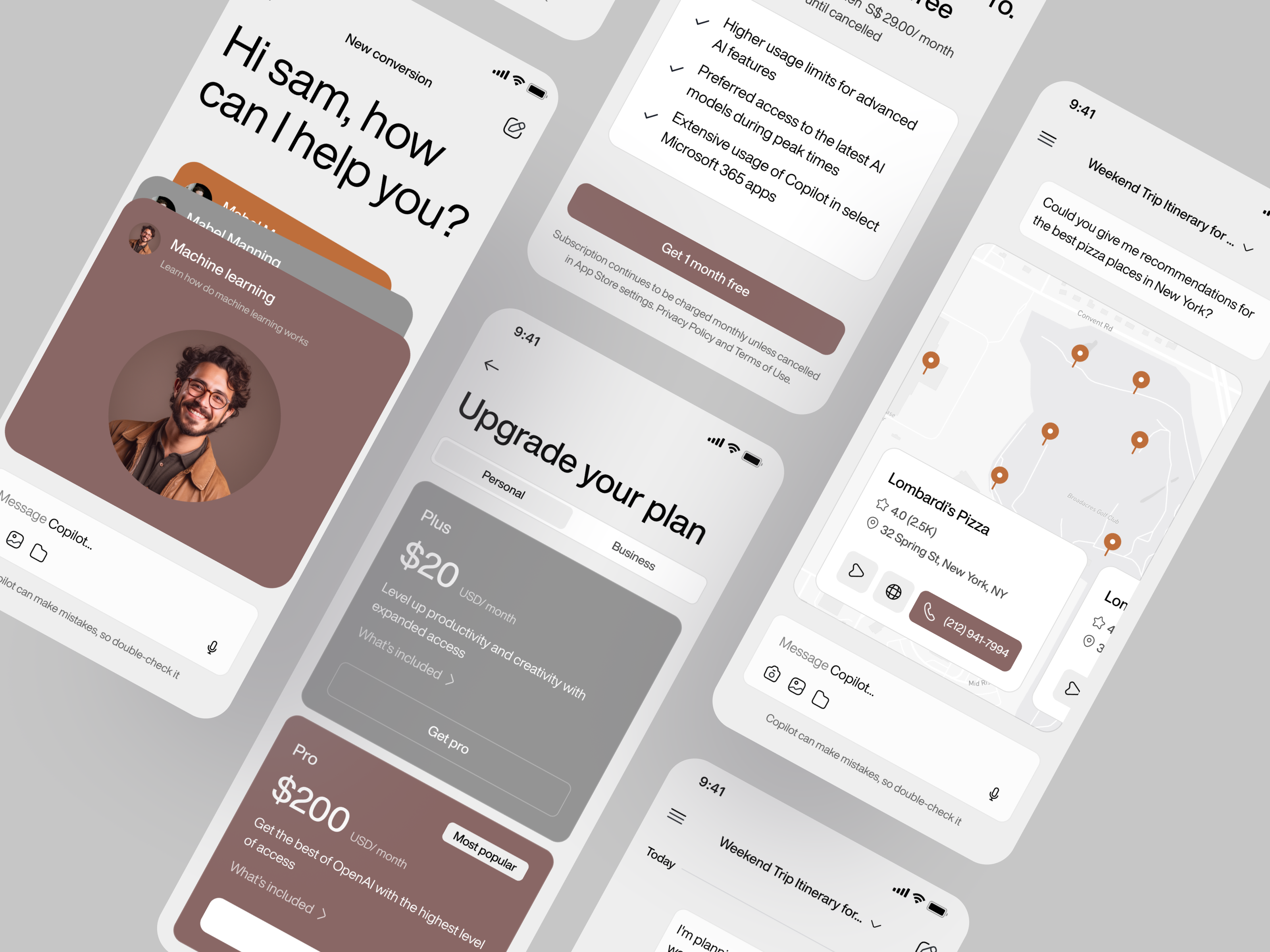 Smart AI Agent Mobile App Ui Design Concept by Ofspace UX/UI on Dribbble